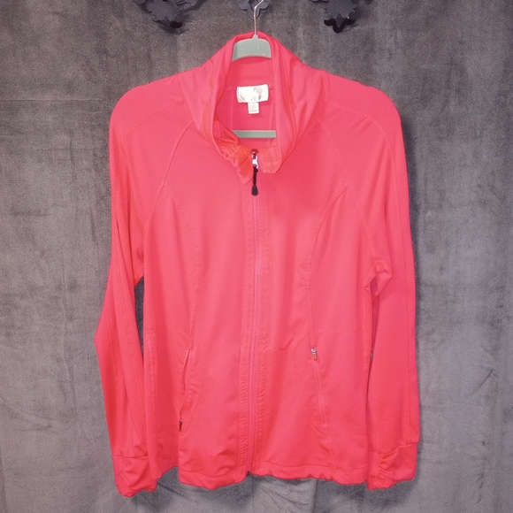 Tangerine | Jackets & Coats | Tangerine Full Zip Coral Pink Performance ...